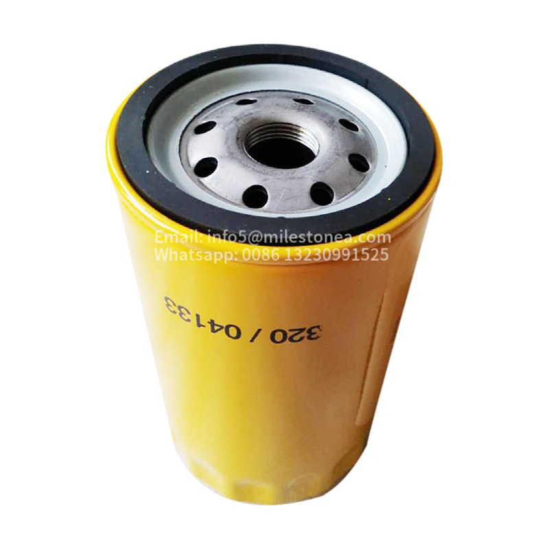 China Excavator engine lube oil filter 320/04133 construction machinary ...